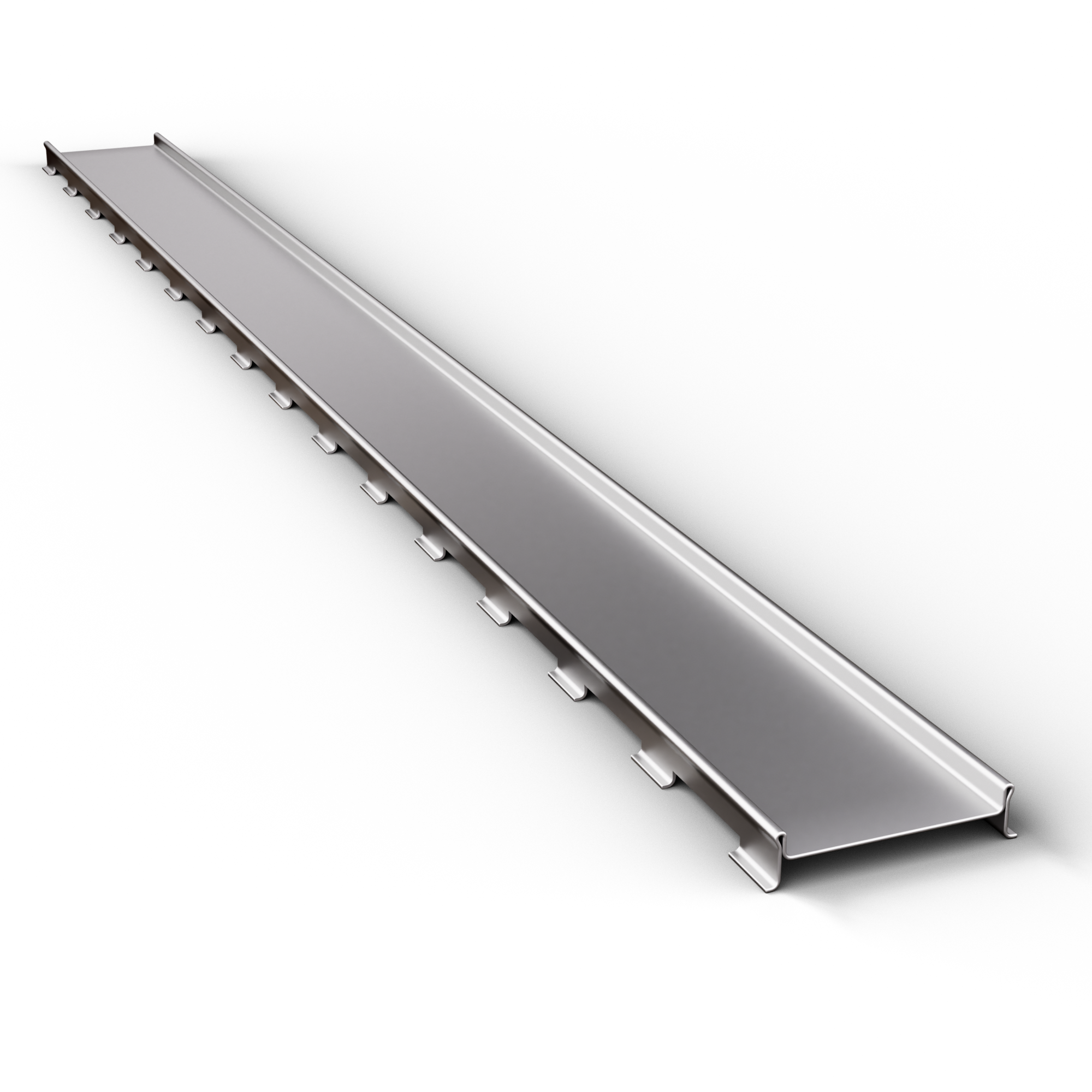 100 x 25mm Tile Insert Stainless Steel Strip Drain (304) – Rainware